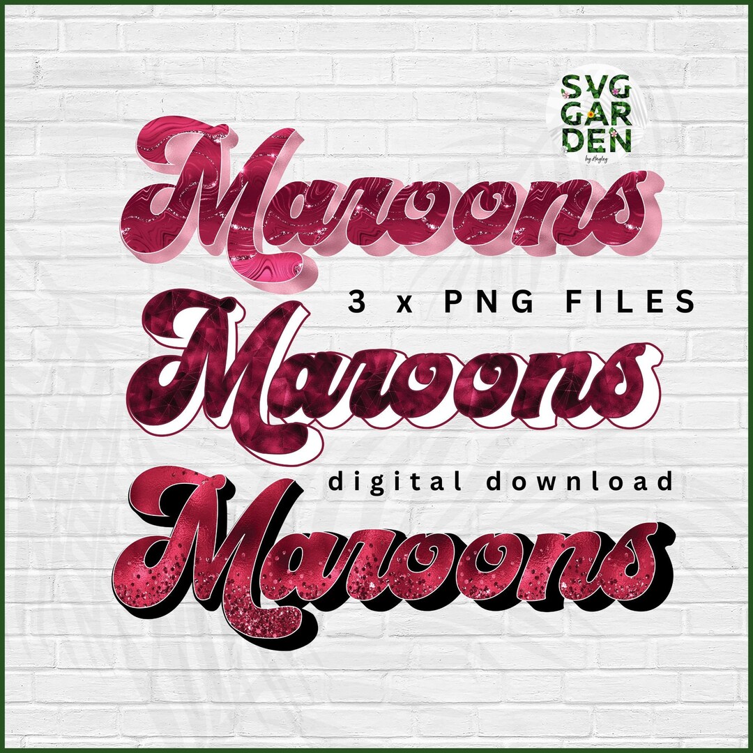 Maroons PNG, Maroon Glitter, Maroon Sublimation, Sublimation Png, NRL ...