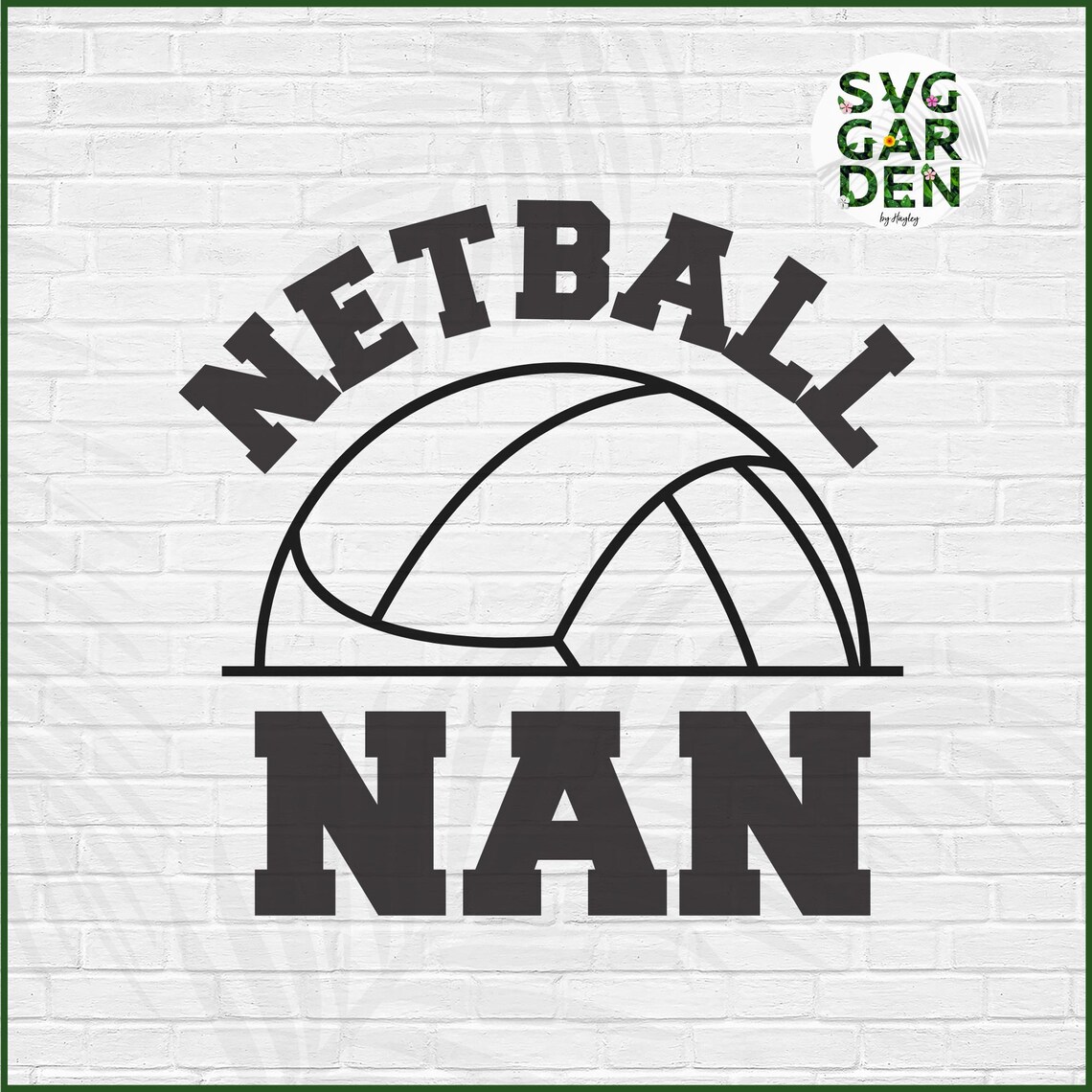 Netball Nan SVG, Nan SVG, Netball SVG, Netball Geschenk, Schnittdateien ...