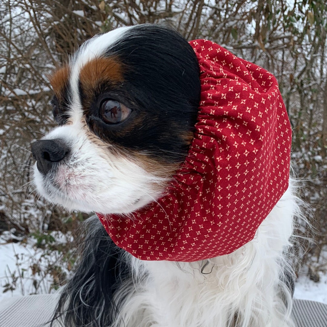 Cavalier Snood ~ Red With Gold Diamonds - Etsy