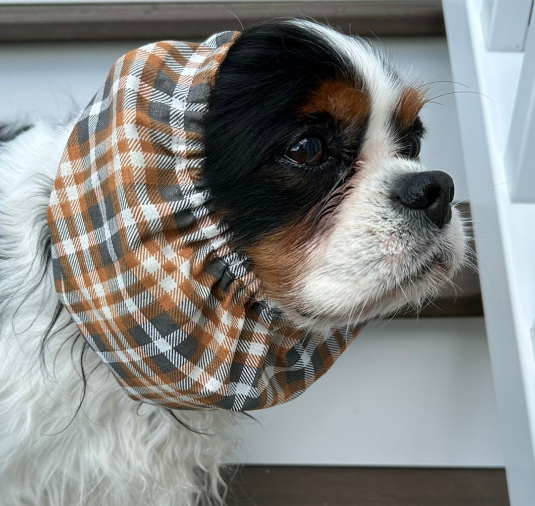Cavalier Snood Rust & Gray Check - Etsy