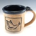 LARGE Pottery Peace Mug/ Pottery Peace Dove Mug/hand Made Peace Dove ...