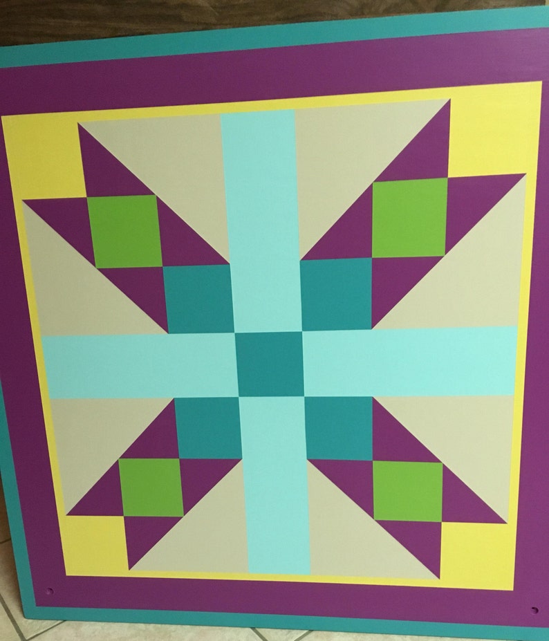 Custom Barn Quilts 4x4 complex patterns pictures are | Etsy