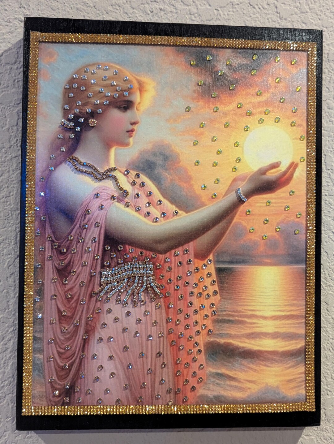 Eos Goddess of the Dawn Art Print Mounted on 9x12x1 Wood Plaque ...