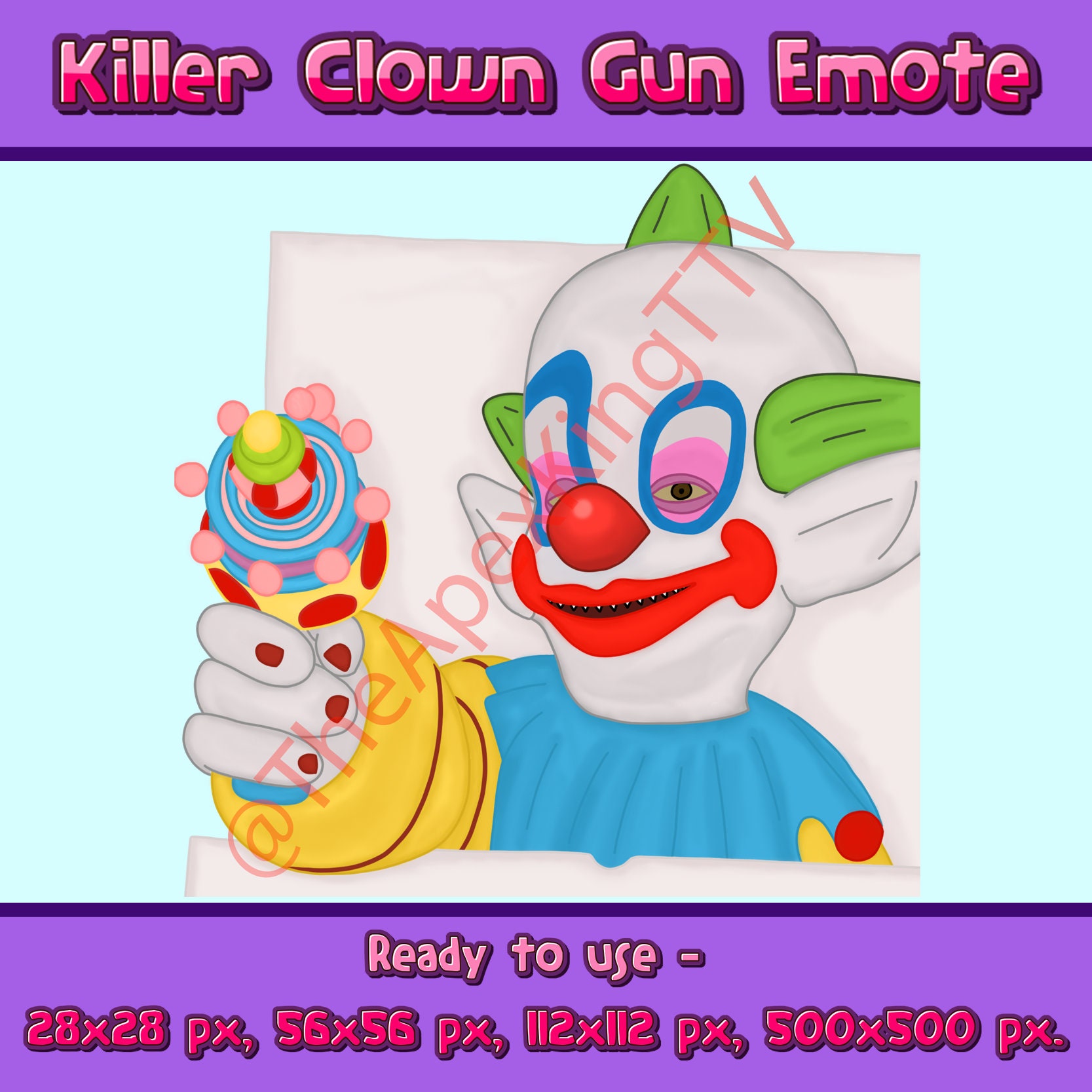 Killer Clowns Emote Bundle 1, Twitch Emote, Kick Emote, Discord Emote ...