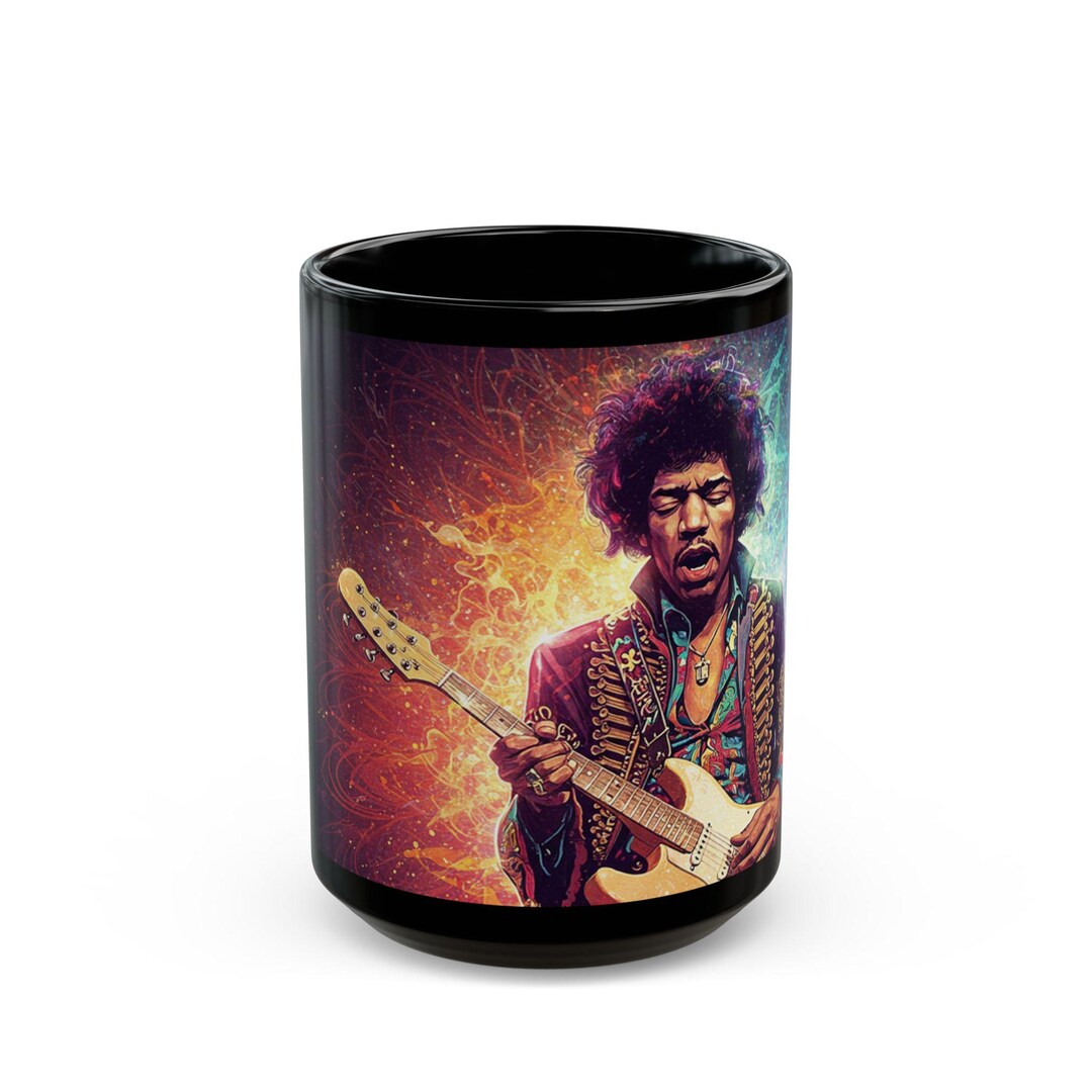 Jimi Hendrix Fan Art Coffee Mug, 15 Oz - Etsy