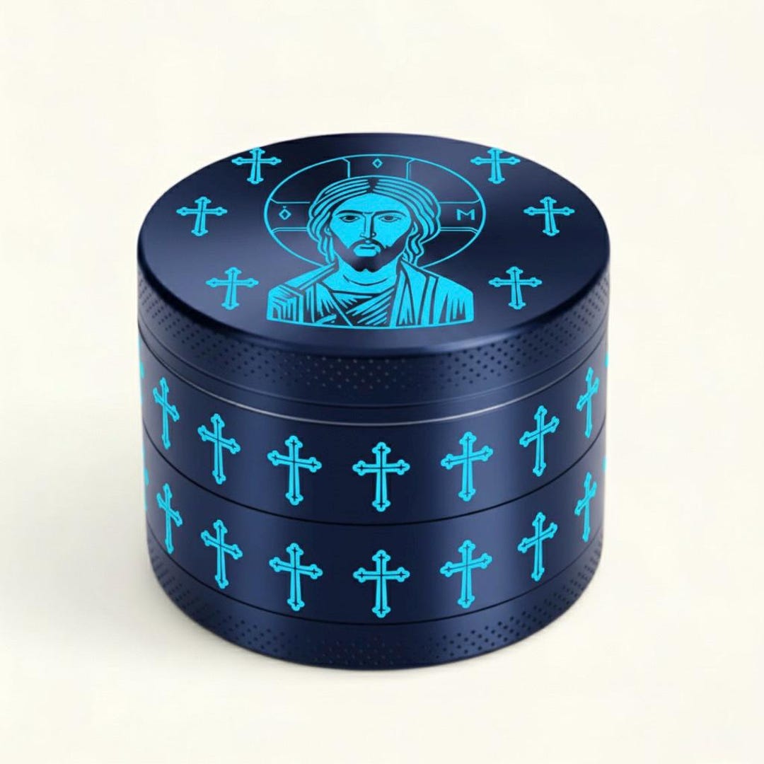 Creative Jesus Christ Grinder in Navy - Etsy