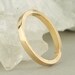 Simple Womens Wedding Band. 9ct Gold Ring. 2mm Wedding Band. Minimal ...