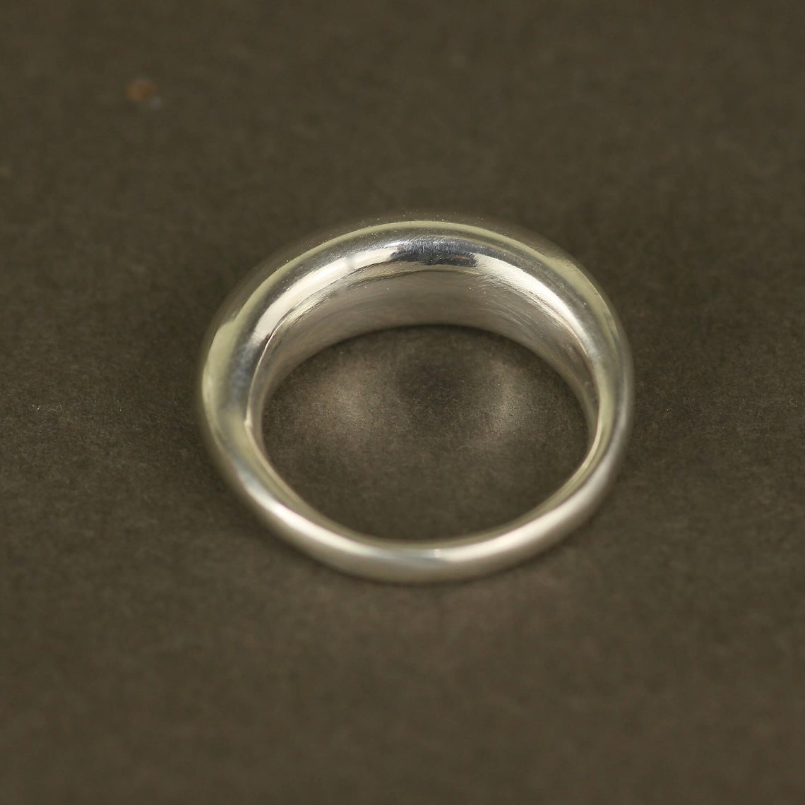 Triple Stacked Solid Silver Bombe Rings. Recycled Sterling Silver ...