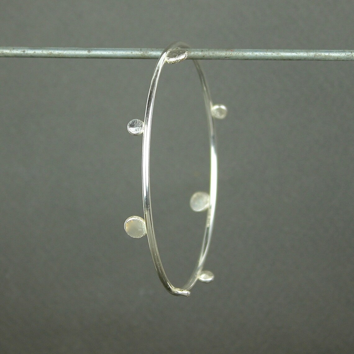 Sterling Silver Bangle. Celestial Galaxy Bracelet. Unique - Etsy