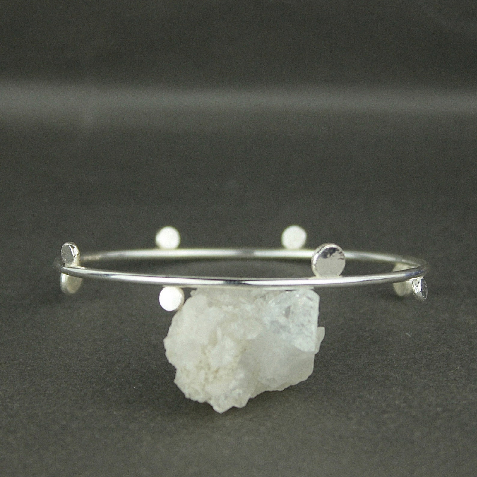 Sterling Silver Bangle. Celestial Galaxy Bracelet. Unique - Etsy