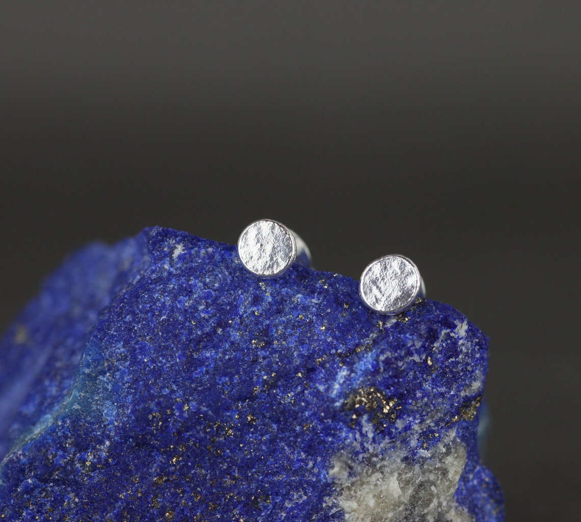 Small Stud Earrings. Sterling Silver Earrings. Simple - Etsy