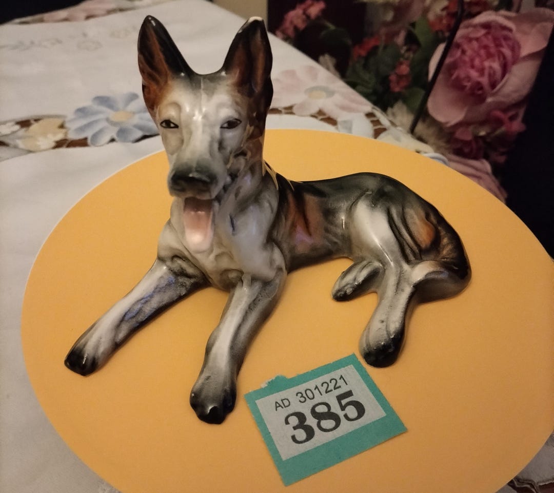 Avon Ware Pottery German Shepherd Figure - Etsy