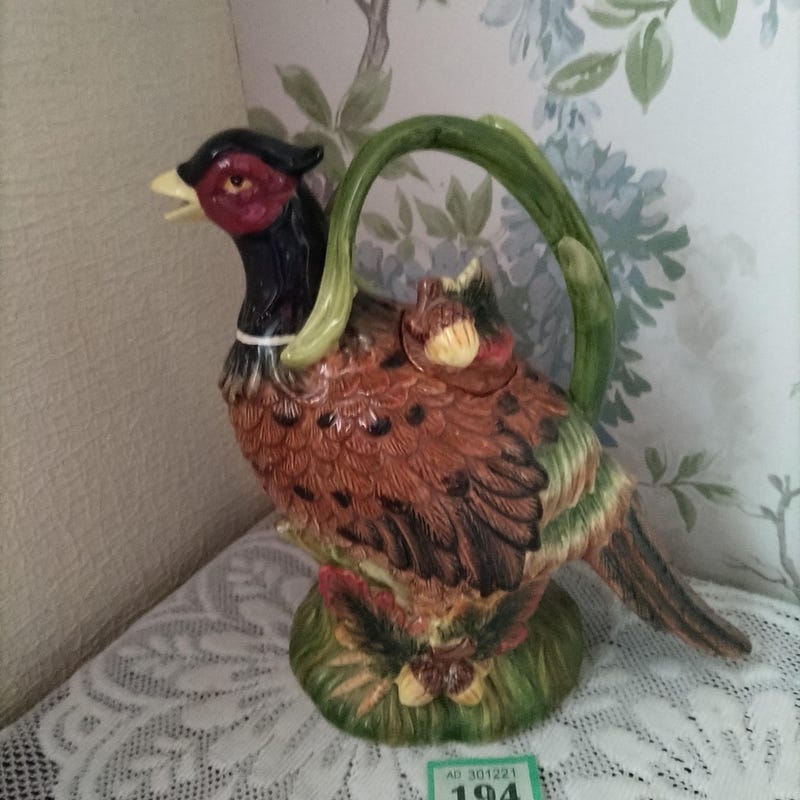 Ceramic Pheasant Figurine - Etsy