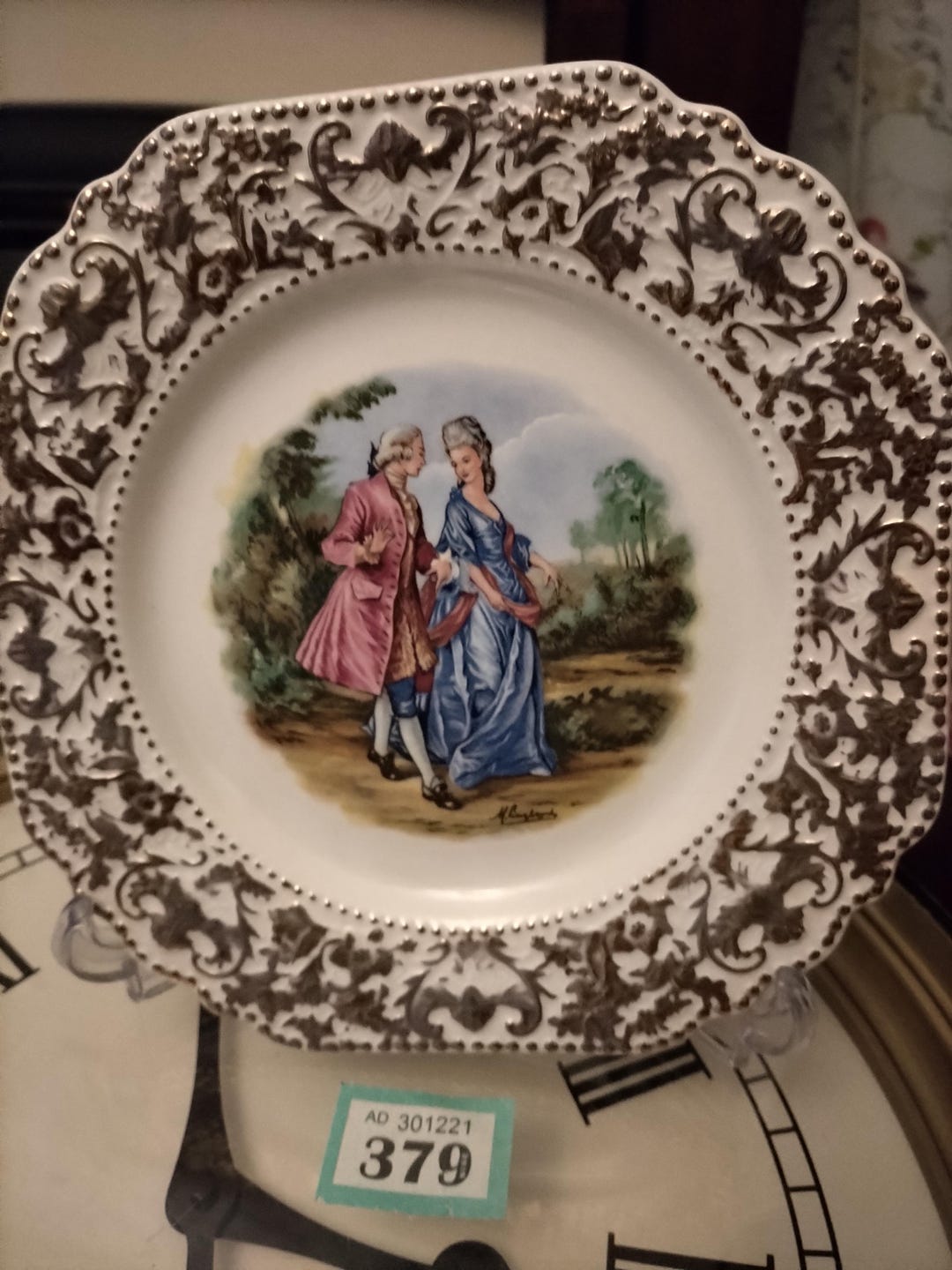 Vintage Mid Century Collectors Plates Renaissance Design - Etsy