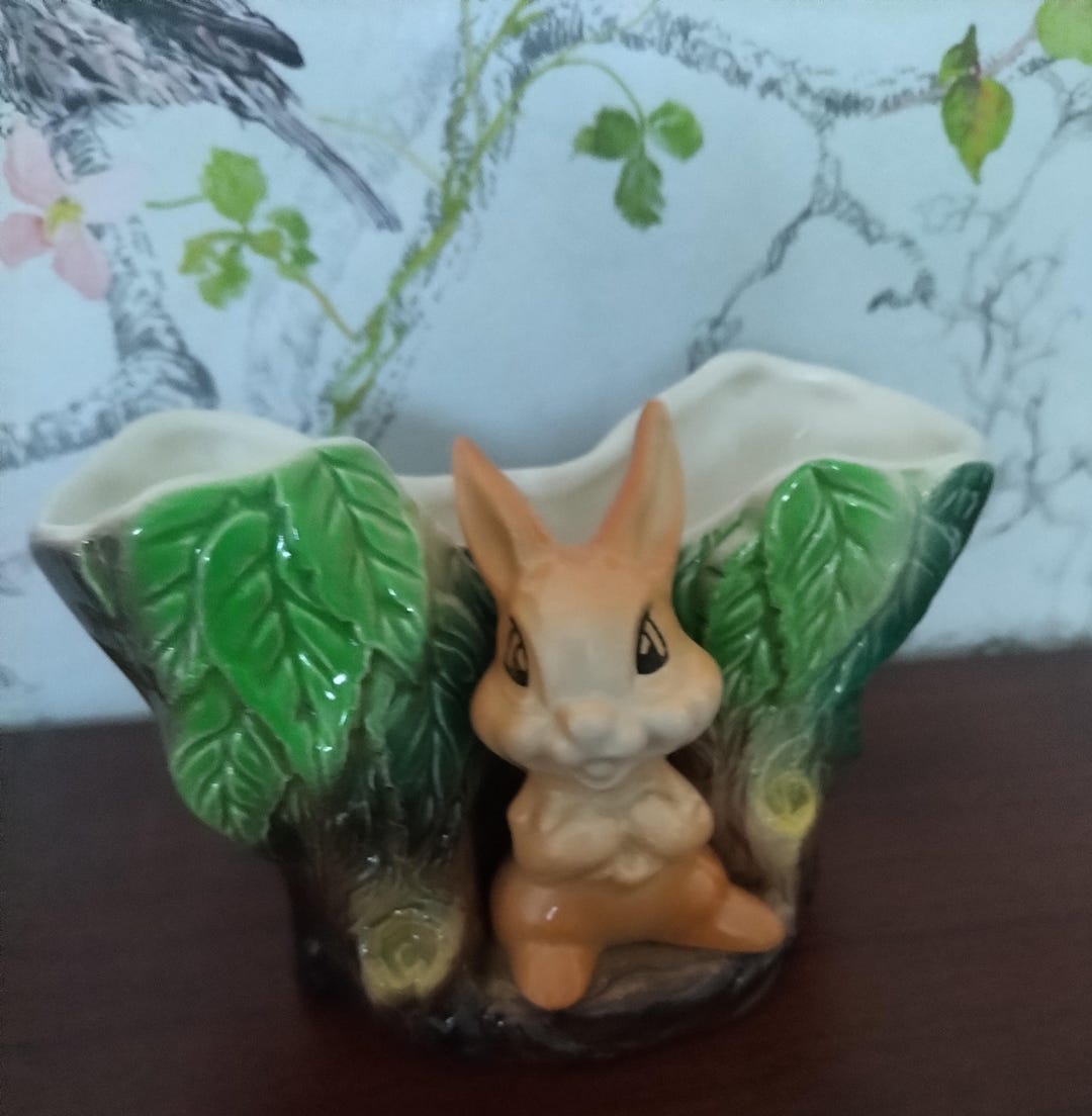 1950s/60s Hornsea Rabbit Posy Vase - Etsy