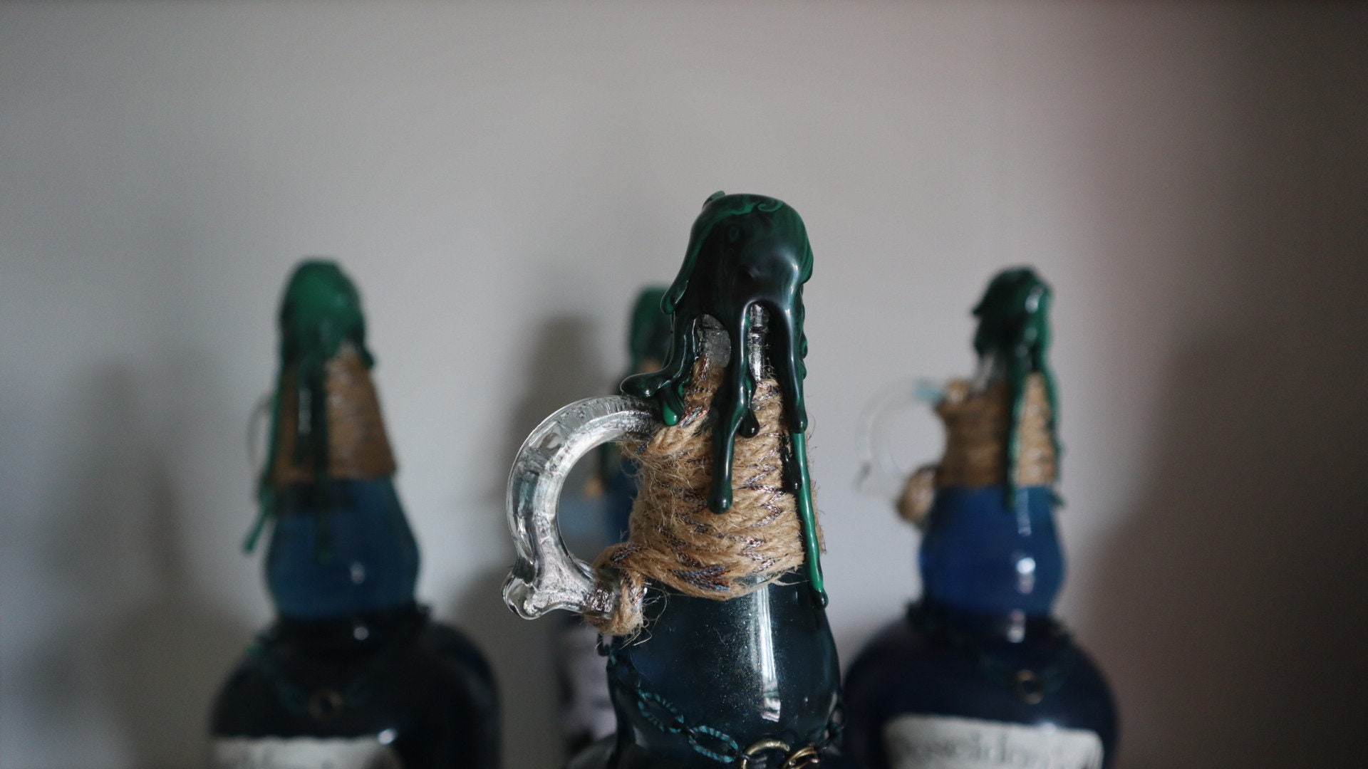 Poseidons Rage Potion Fantasy Bookshelf Decor Ocean T Mythology