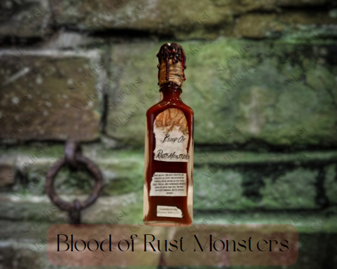 Blood of Rust Monsters Dungeons and Dragons Potion Dungeons and Dragons ...