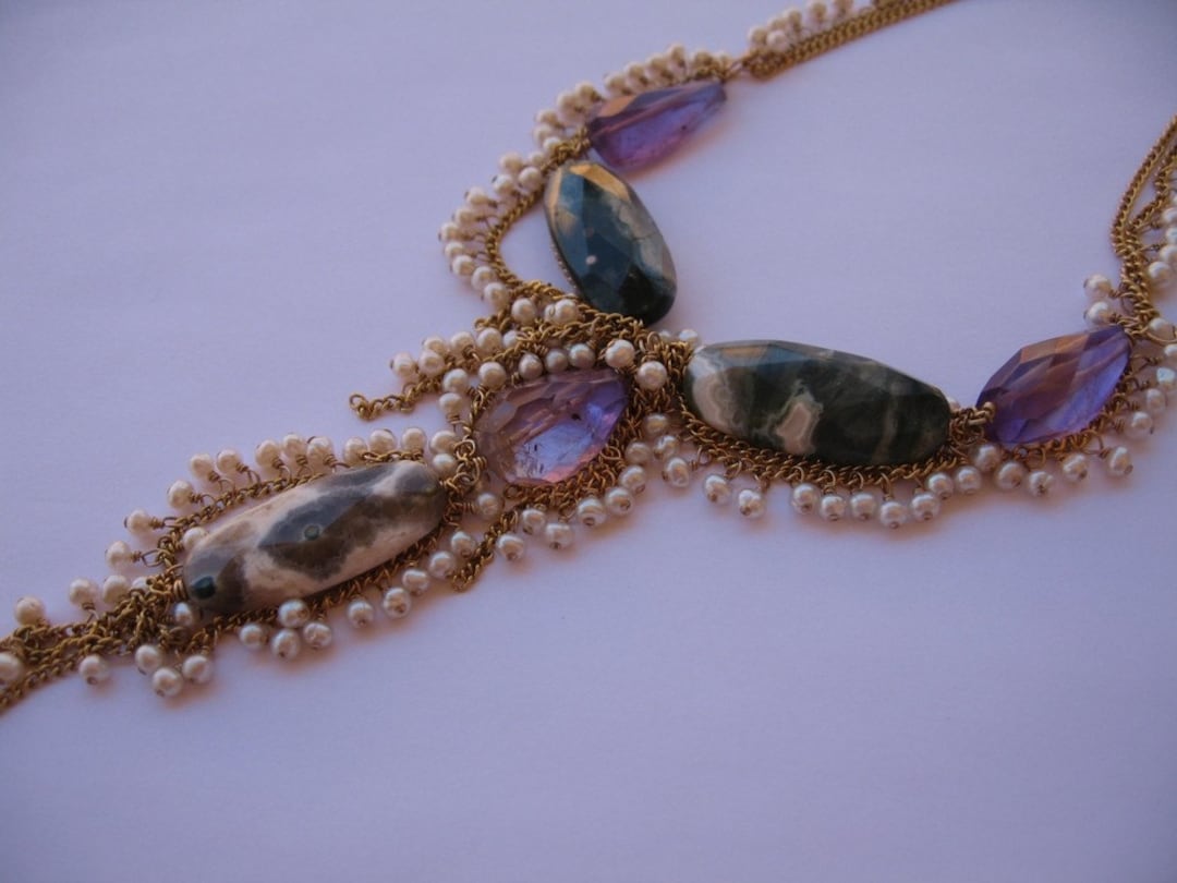 The Waterfall Necklace - Etsy