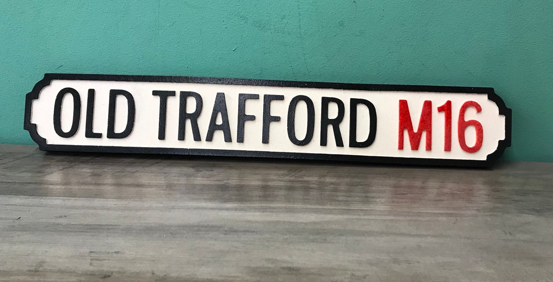 Old Trafford Weather Proof Street Signs - Etsy UK