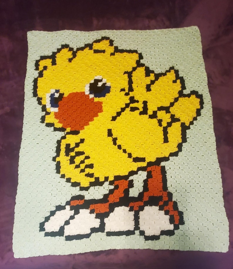 Chocobo Baby Blanket Pattern - Etsy