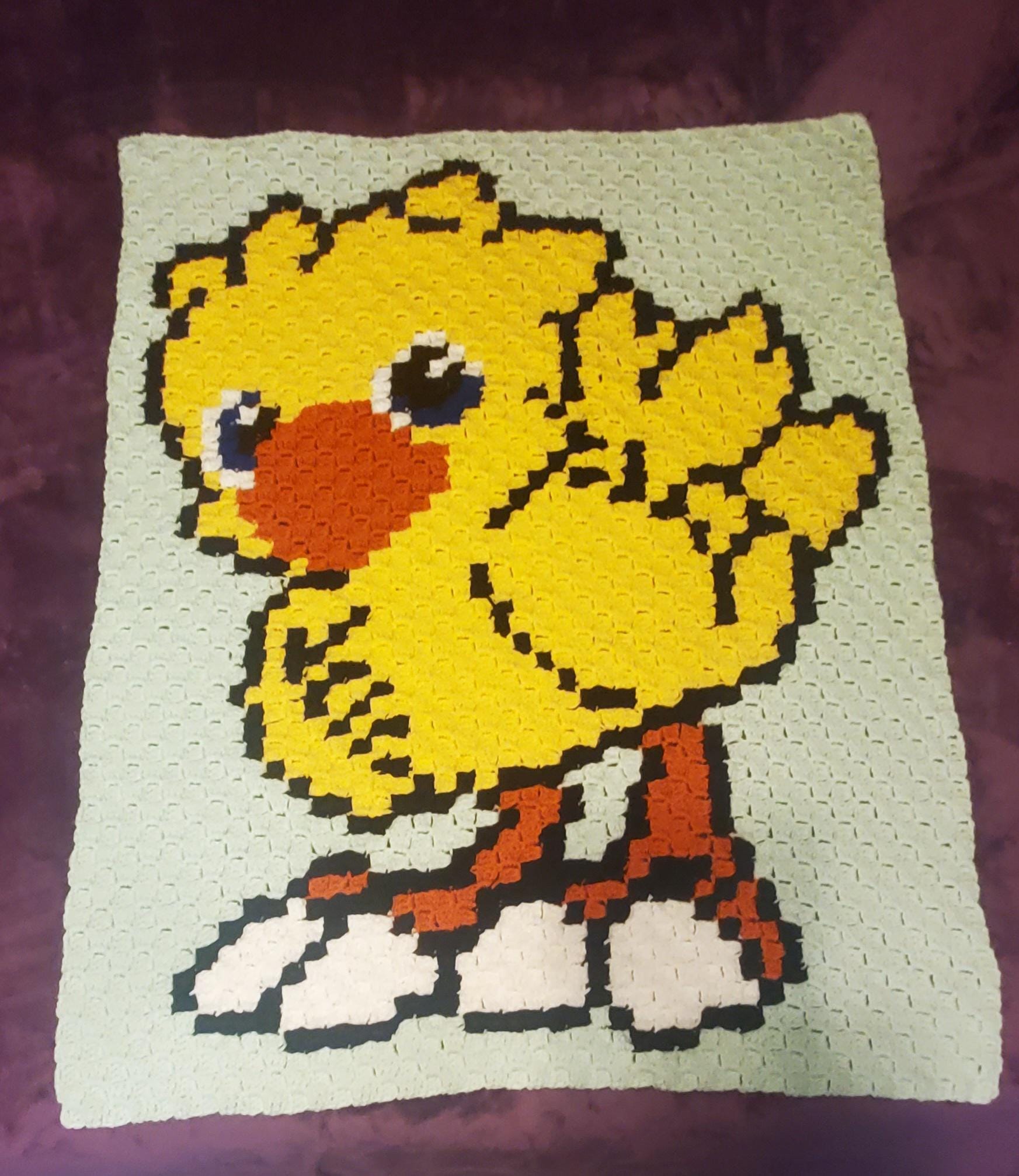 Chocobo Baby Blanket Pattern - Etsy