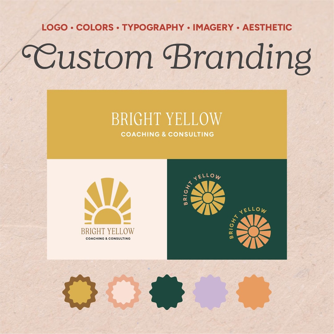 Colorful & Bold Branding Package – Custom Logo Design, Bright Modern ...