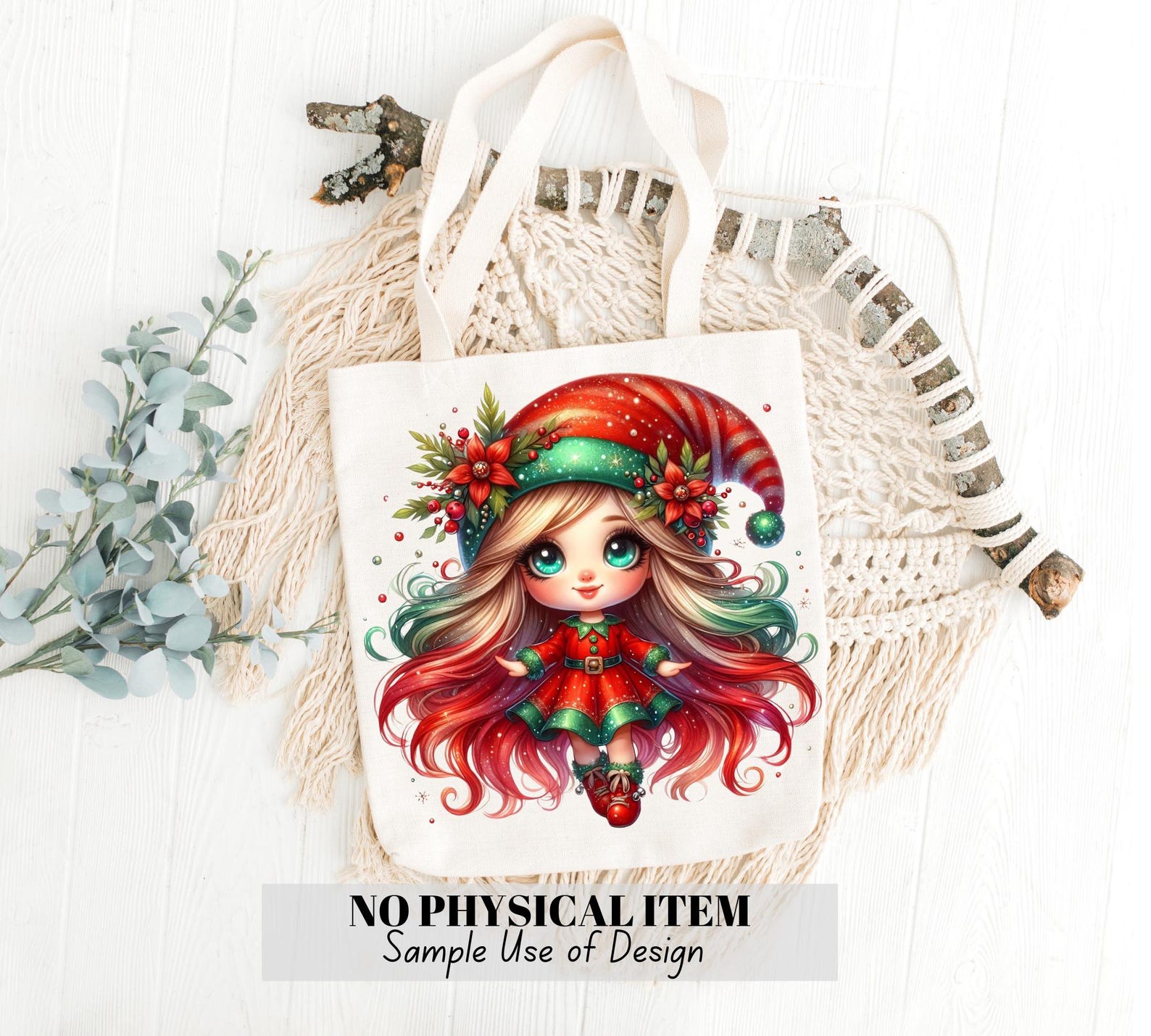 Christmas Elf, Elves Clipart, Christmas Clipart Watercolor Bundle ...