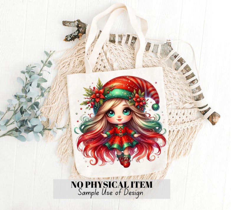 Christmas Elf, Elves Clipart, Christmas Clipart Watercolor Bundle ...