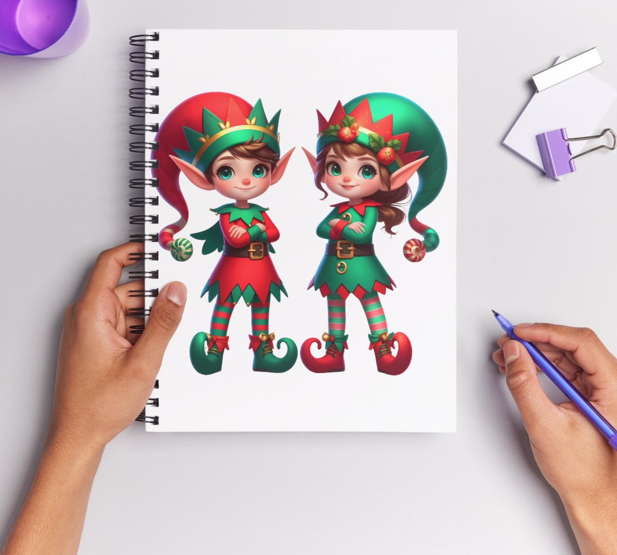 Christmas Elf, Elves Clipart, Christmas Elves, Boy and Girl Elf Png ...