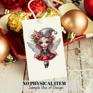 Christmas Fairy, Cute Fairy Png, Holiday Clipart, Christmas Fairy ...