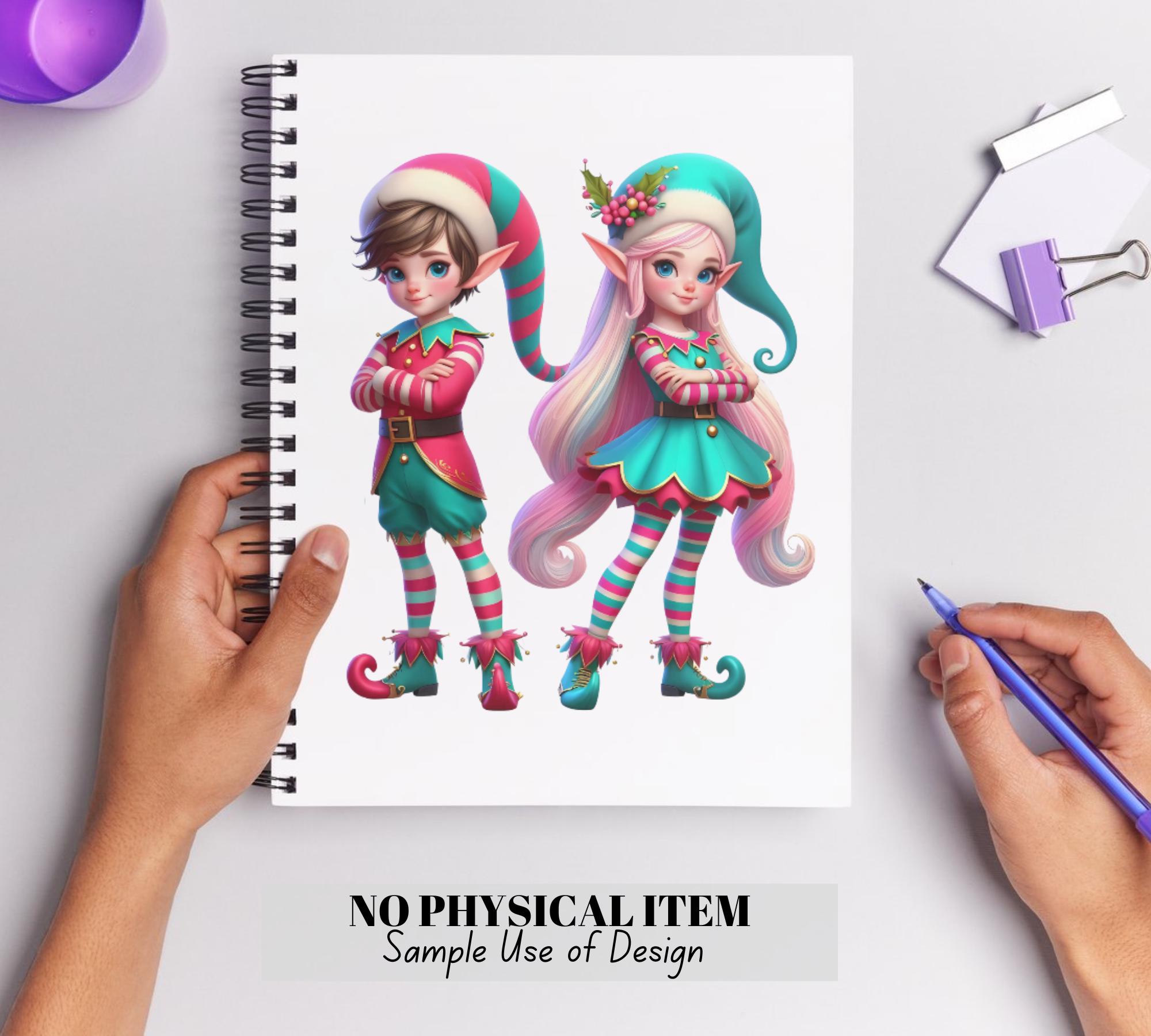 Elfo navideño, imágenes prediseñadas de elfos, elfos navideños, elfos ...