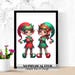 Christmas Elf Clipart: Boy and Girl Festive PNG (digital Download) - Etsy
