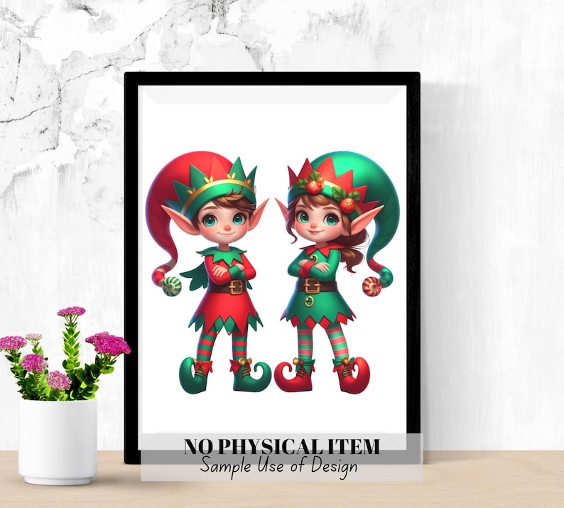 Christmas Elf, Elves Clipart, Christmas Elves, Boy and Girl Elf Png ...