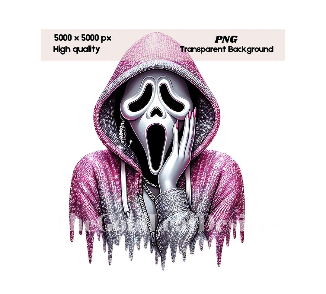 Ghost Face, Cute Ghost Clipart, Pink Ghost Face Png, Girl Ghost Face ...