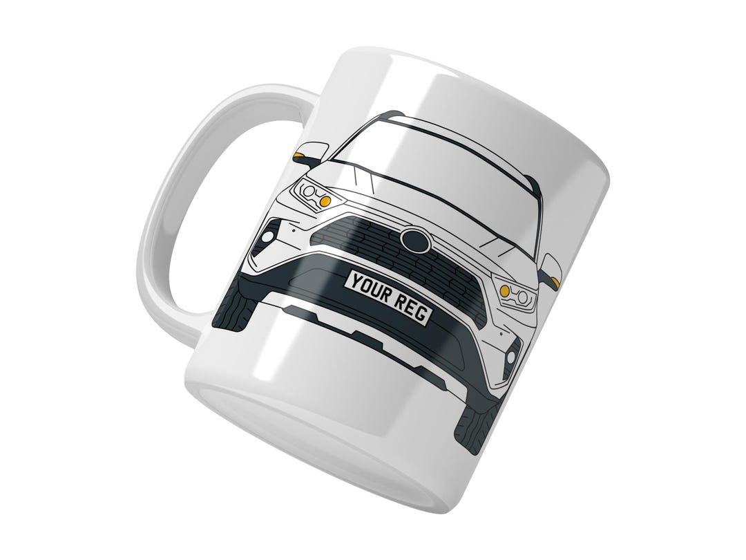 Personalised Toyota Rav4 Mug Custom Car Gift Christmas Birthday ...