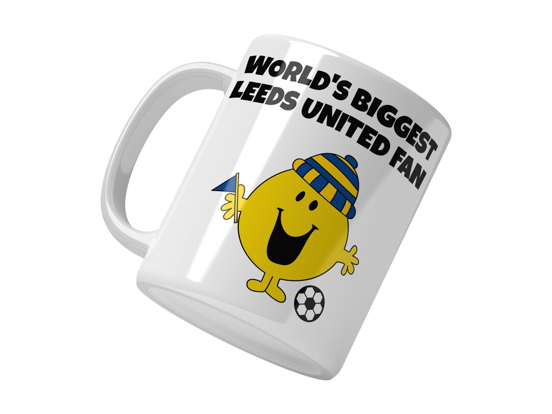 Novelty World's Biggest Leeds United Fan Mug | Fun Football Cup for ...