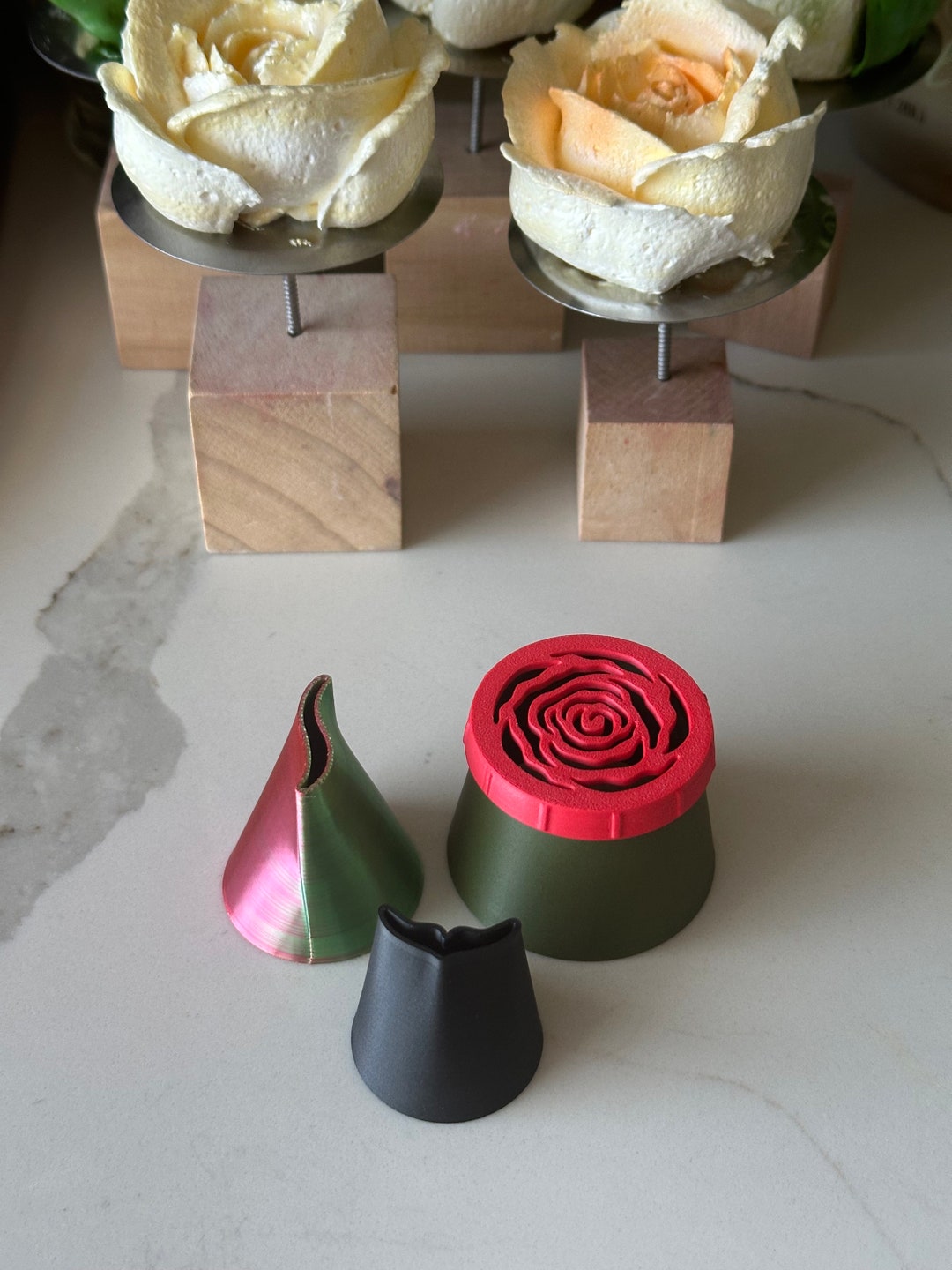 XXL Piping Rose Tip Set - Etsy