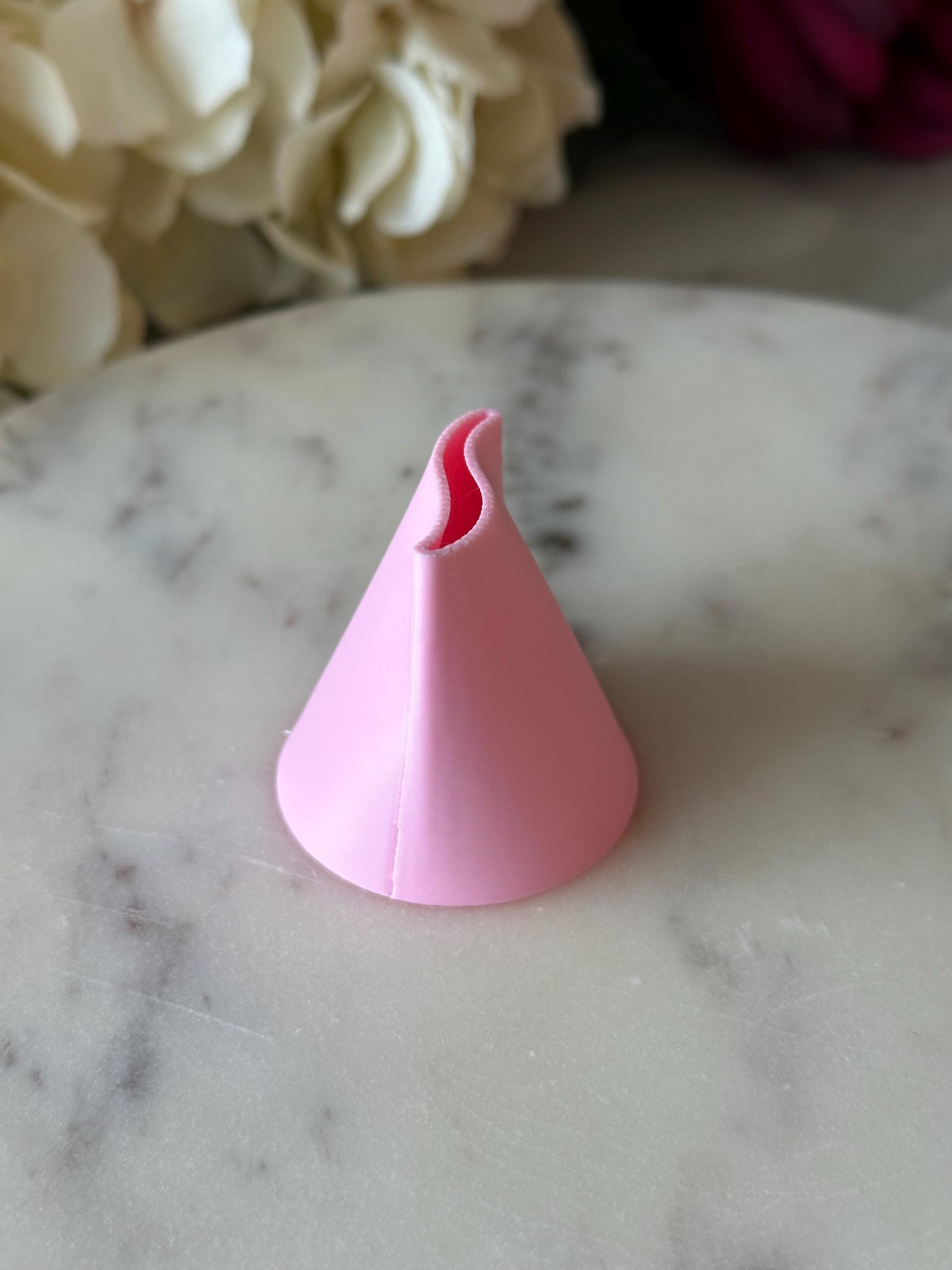 Curved Rose Petal Piping Tip - Etsy