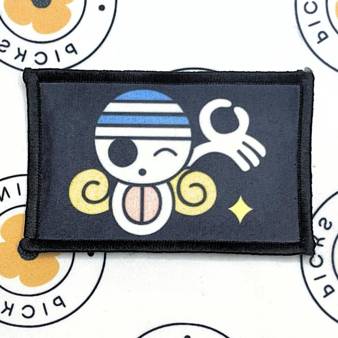 One Piece Nami Jolly Roger Logo 2x3 Morale Patch With Adhesive or Hook ...