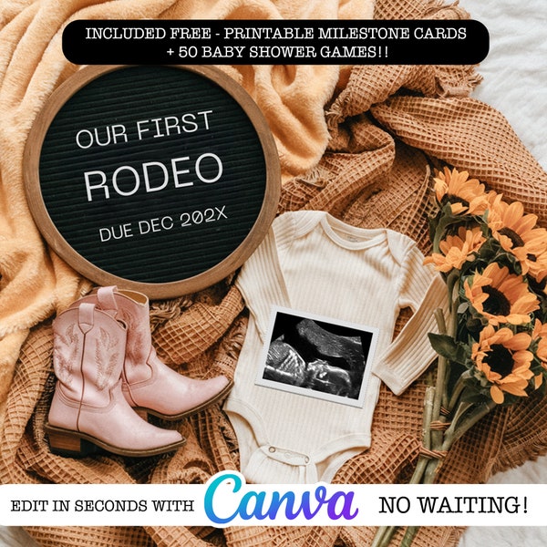 Rodeo Number Template - Etsy