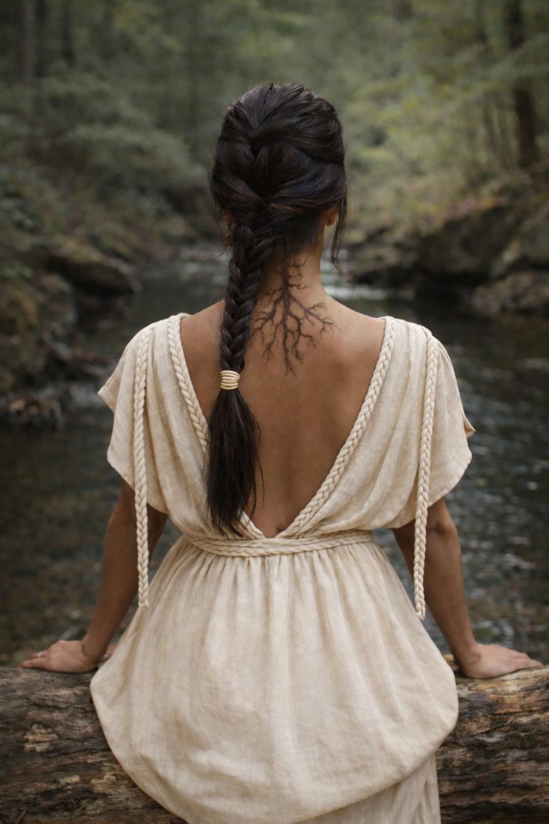 Ceremonial Priestess Dress,ritual Gown,sacred Feminine,boho Goddess ...
