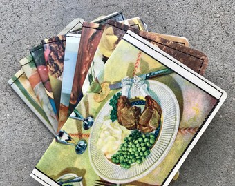 Slim Wallet Vintage Cookbooks 1960's Dips | Etsy