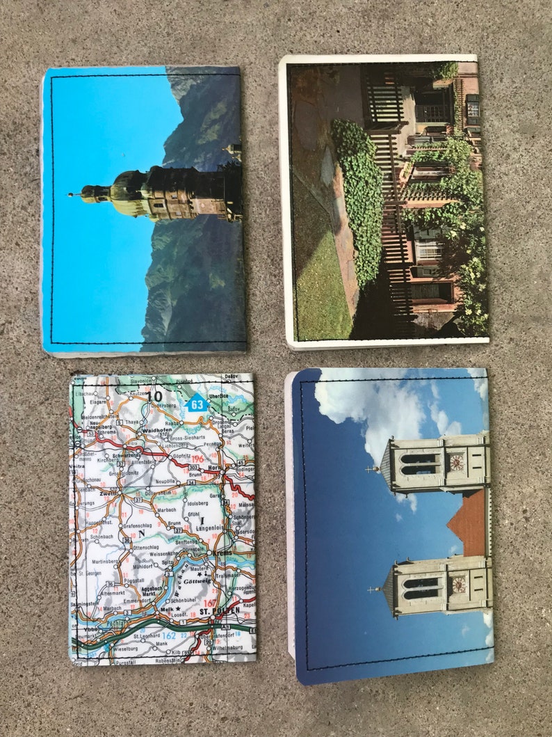 Slim Wallet Vintage Austria Postcards Choose 1 - Etsy