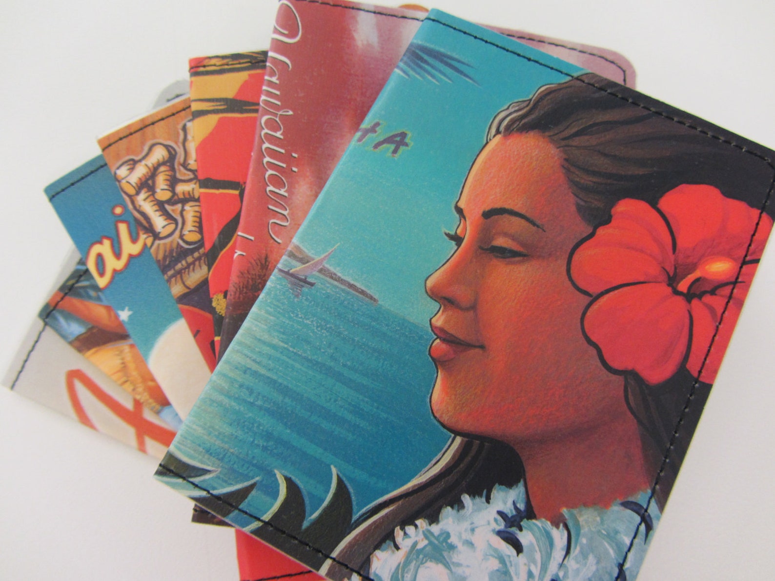 Slim Wallet- Hawaii Aloha Hula Postcard- Choose 1 - Etsy
