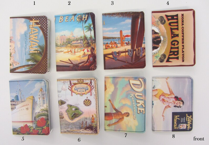 Slim Wallet Hawaii Beach Advertisement Postcard Choose 1 - Etsy