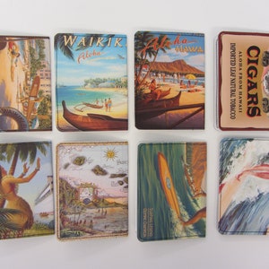 Slim Wallet- Hawaii Beach Advertisement Postcard- Choose 1 - Etsy