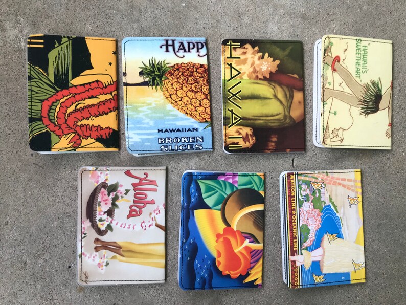 Slim Wallet- Hawaii Postcard- Choose 1 - Etsy