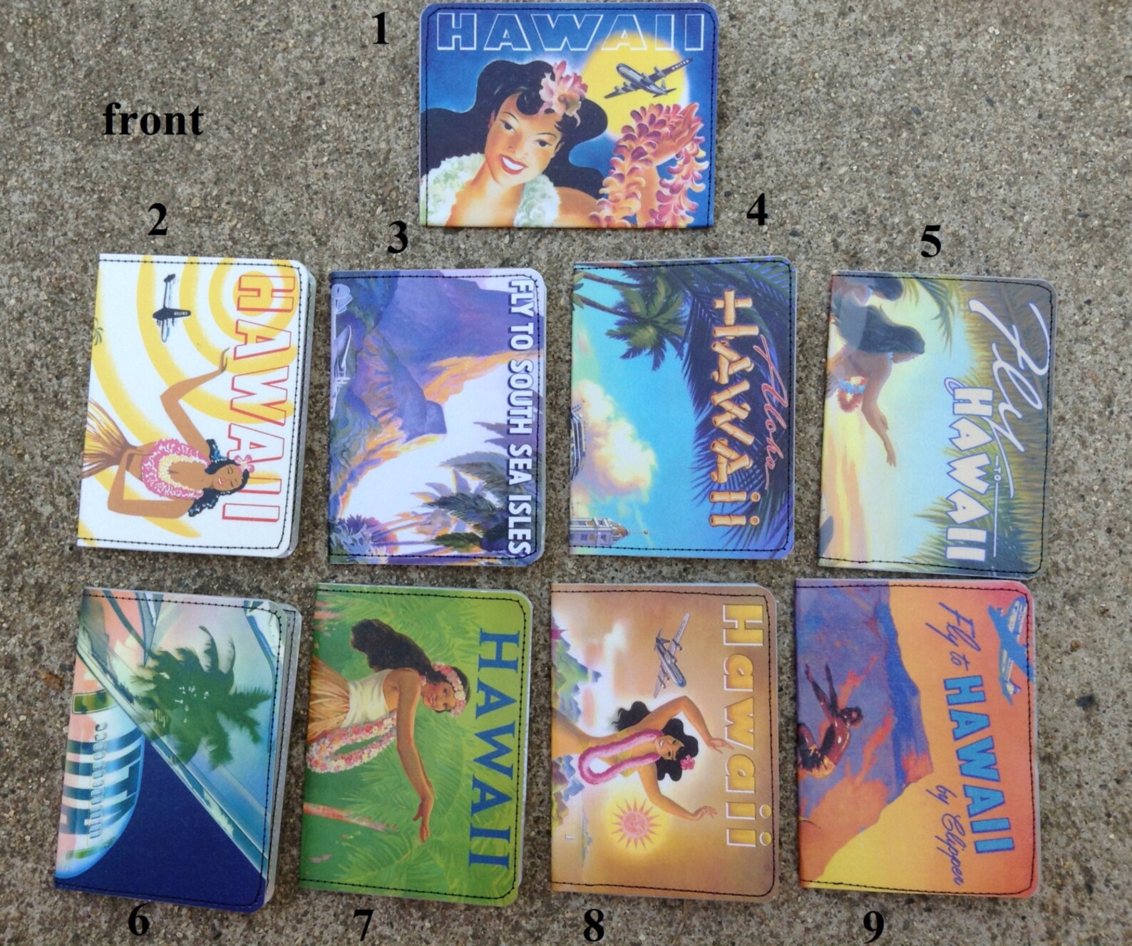 Slim Wallet Hawaiian Travel Ad Postcards Choose 1 - Etsy