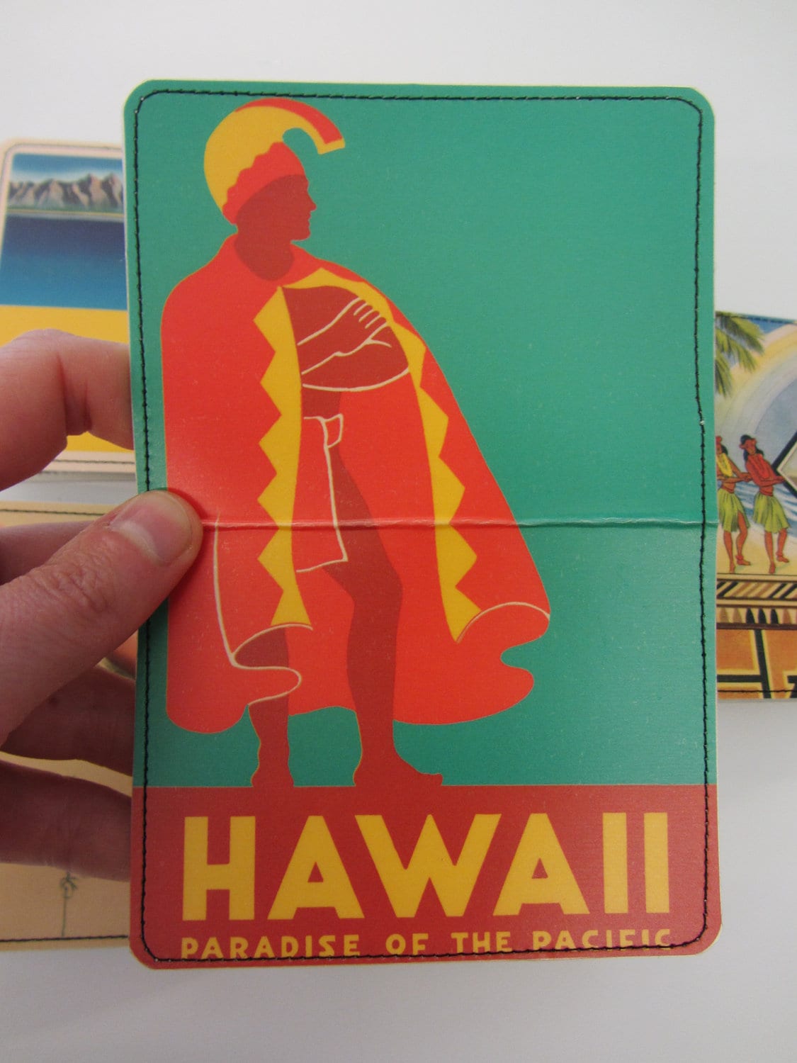 Slim Wallet- Hawaii Advertisement Postcard- Choose 1 - Etsy