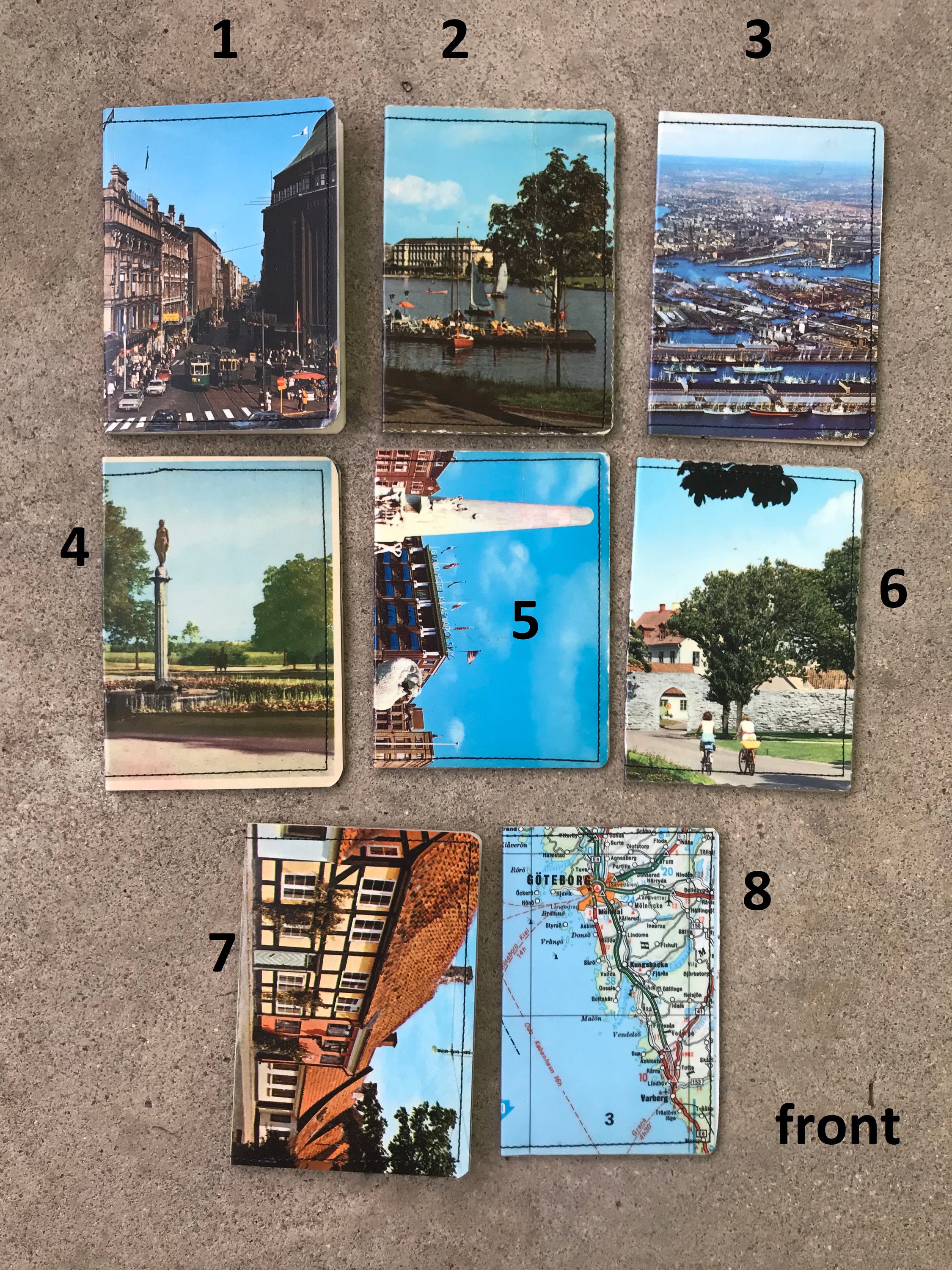 Slim Wallet Vintage Postcards of Scandanavia Choose 1 | Etsy